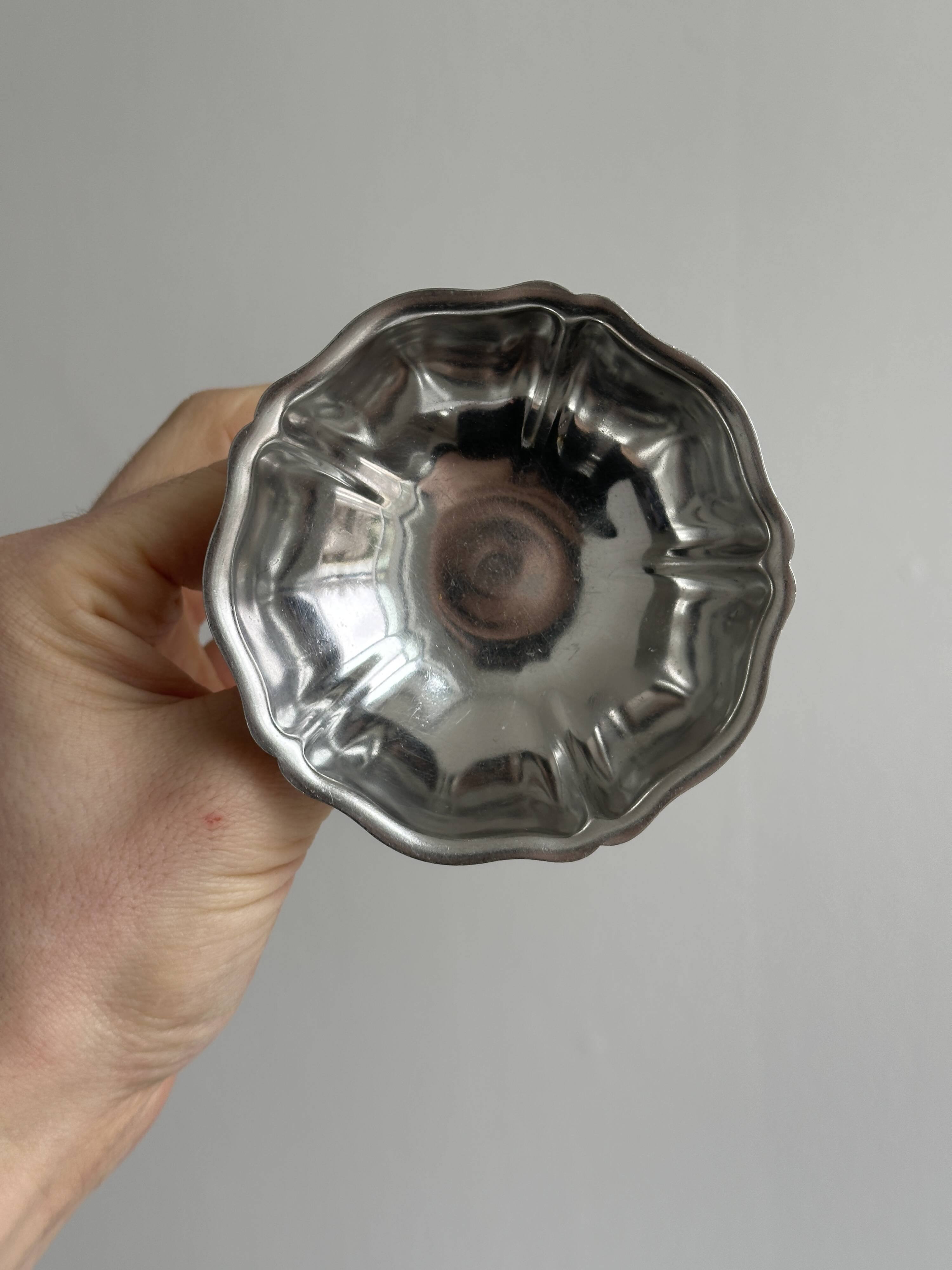 10 coupelles sur pied en inox style Letang Remy | Selency