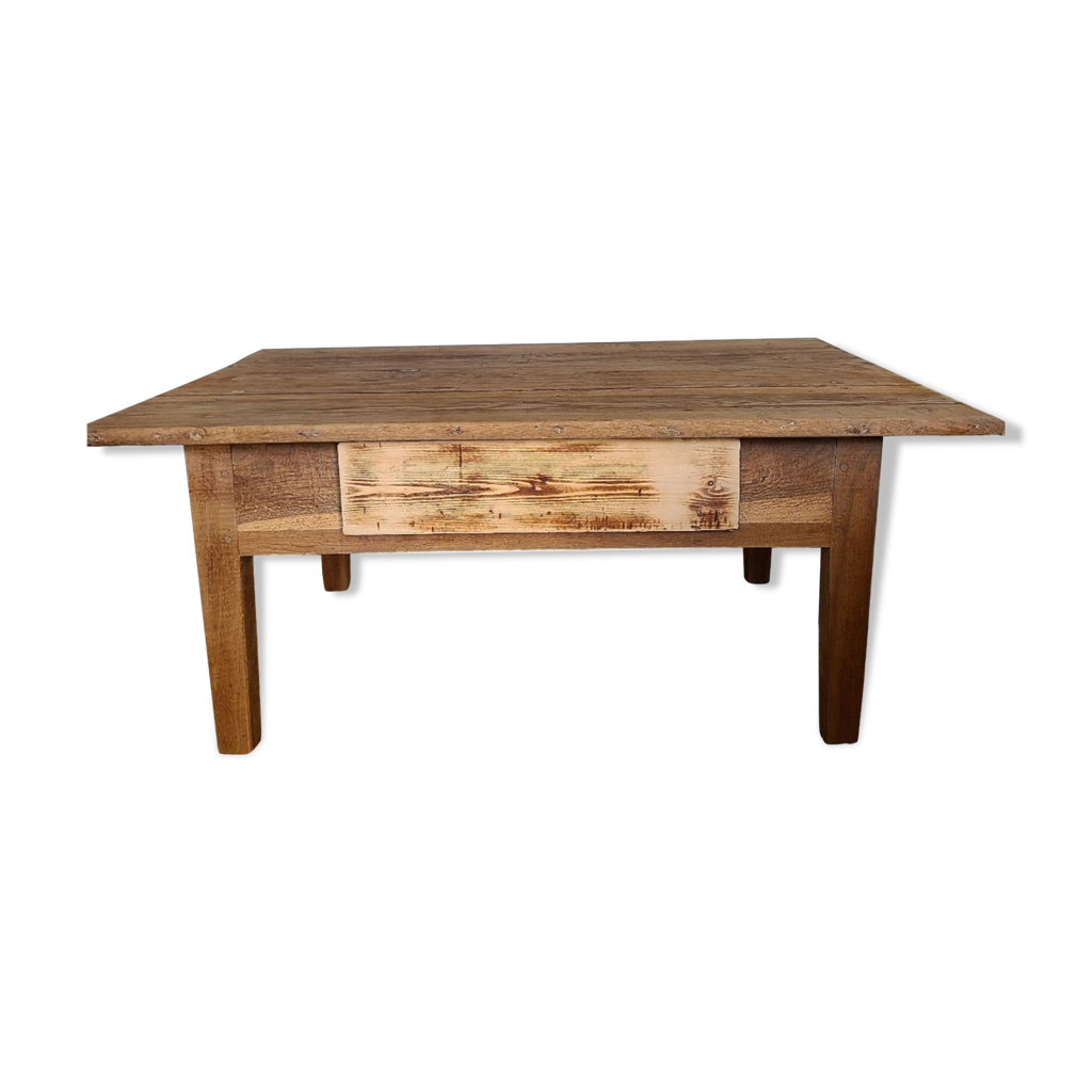 Table basse bois massif | Selency