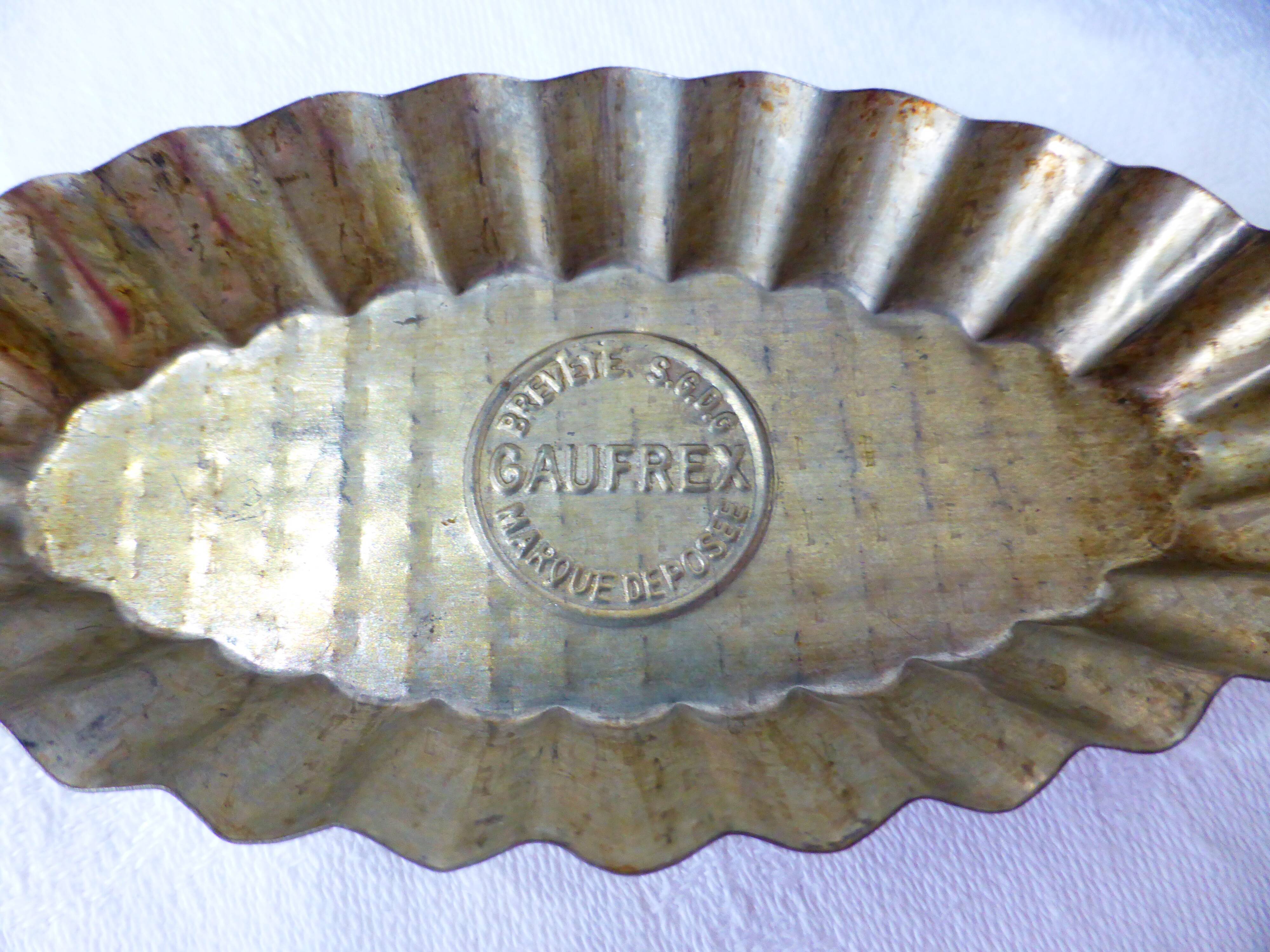 6 moules à gateaux Gaufrex individuels vintage | Selency