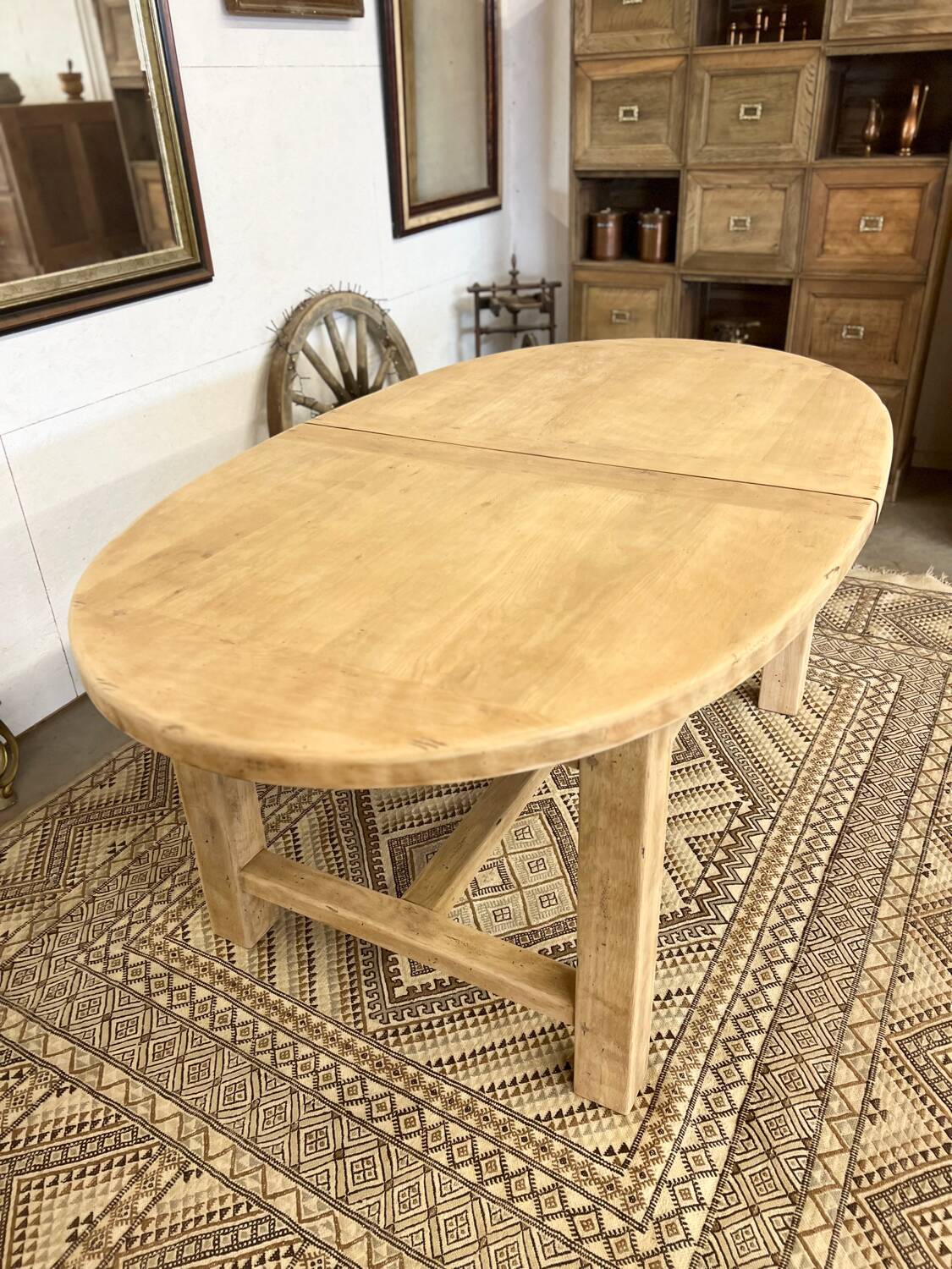 Table modulable extensible en chêne massif | Selency