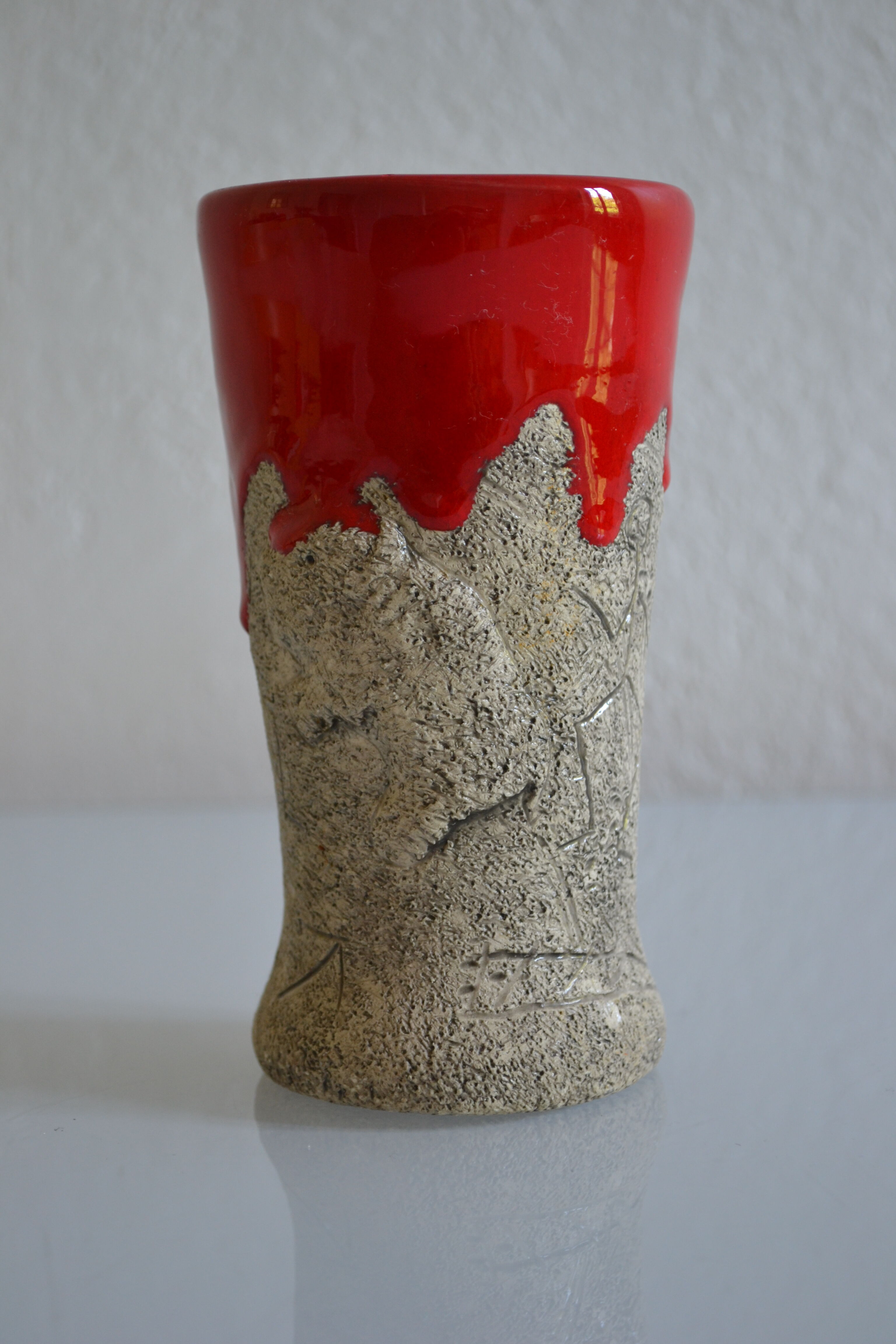 Vase céramique vintage 70's signe francis triay | Selency