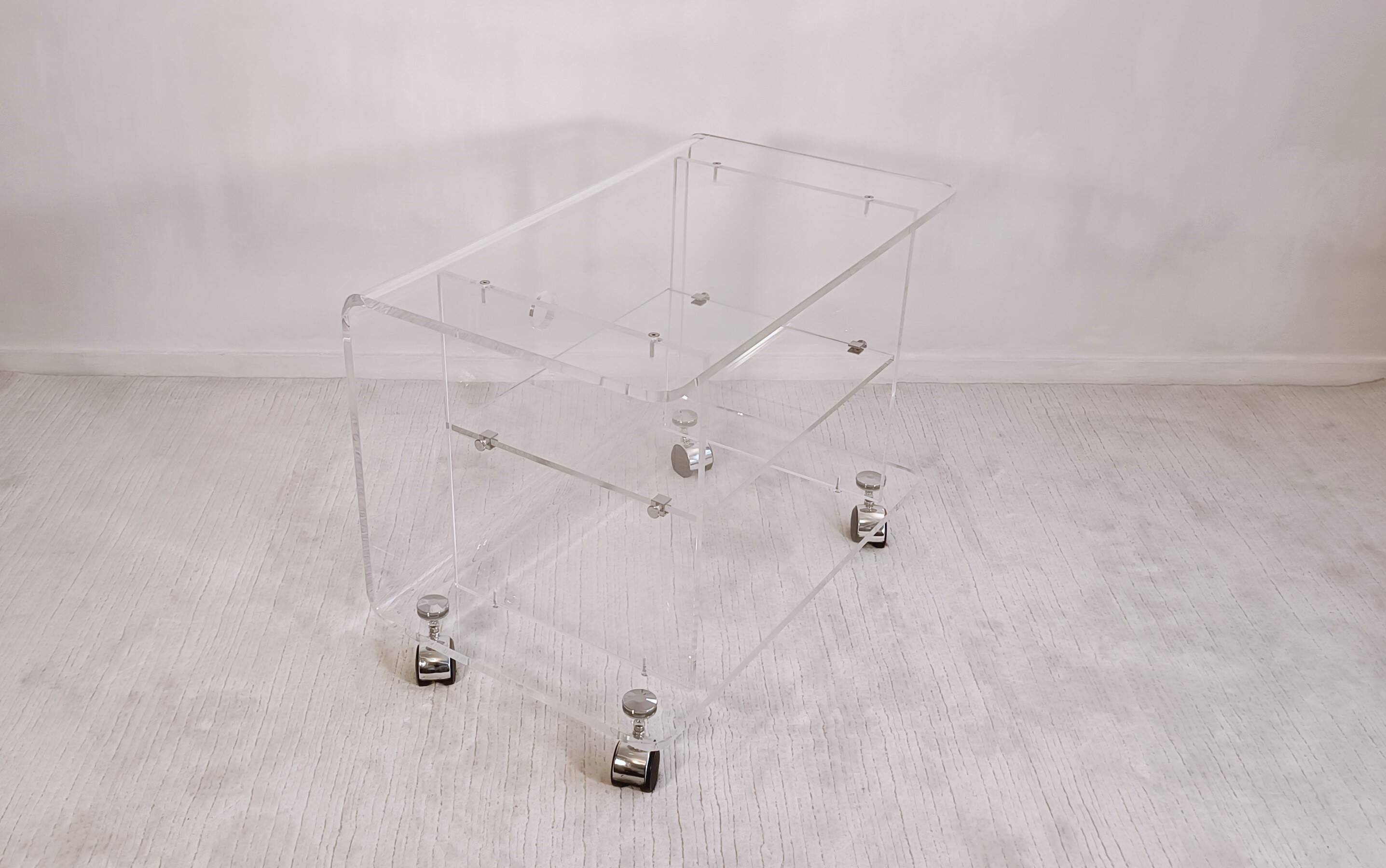 Meuble TV en altuglas transparent Marais International | Selency