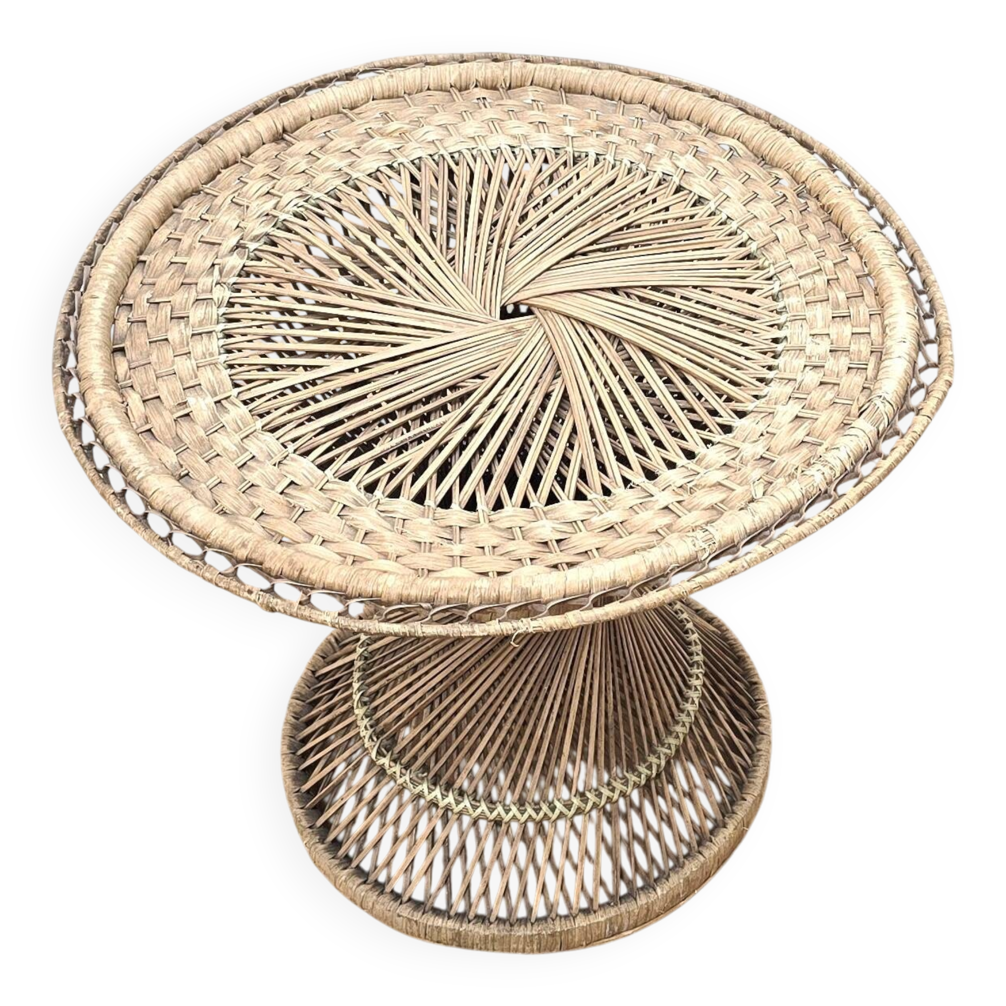 Table d'appoint osier | Selency