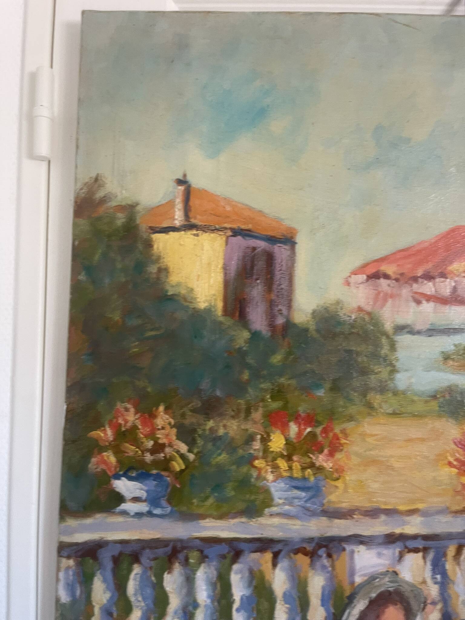 Ancien peinture tableau huile toile faraoni italie provence soleil ...