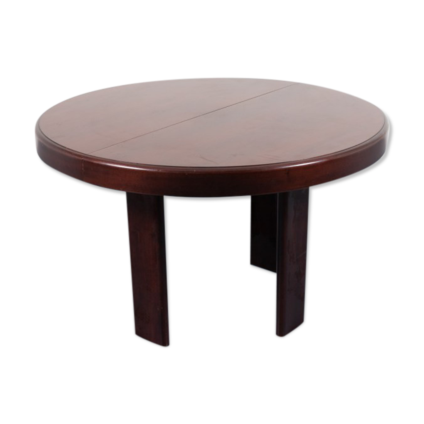 Table à manger circulaire extensible italienne, années 1960 | Selency