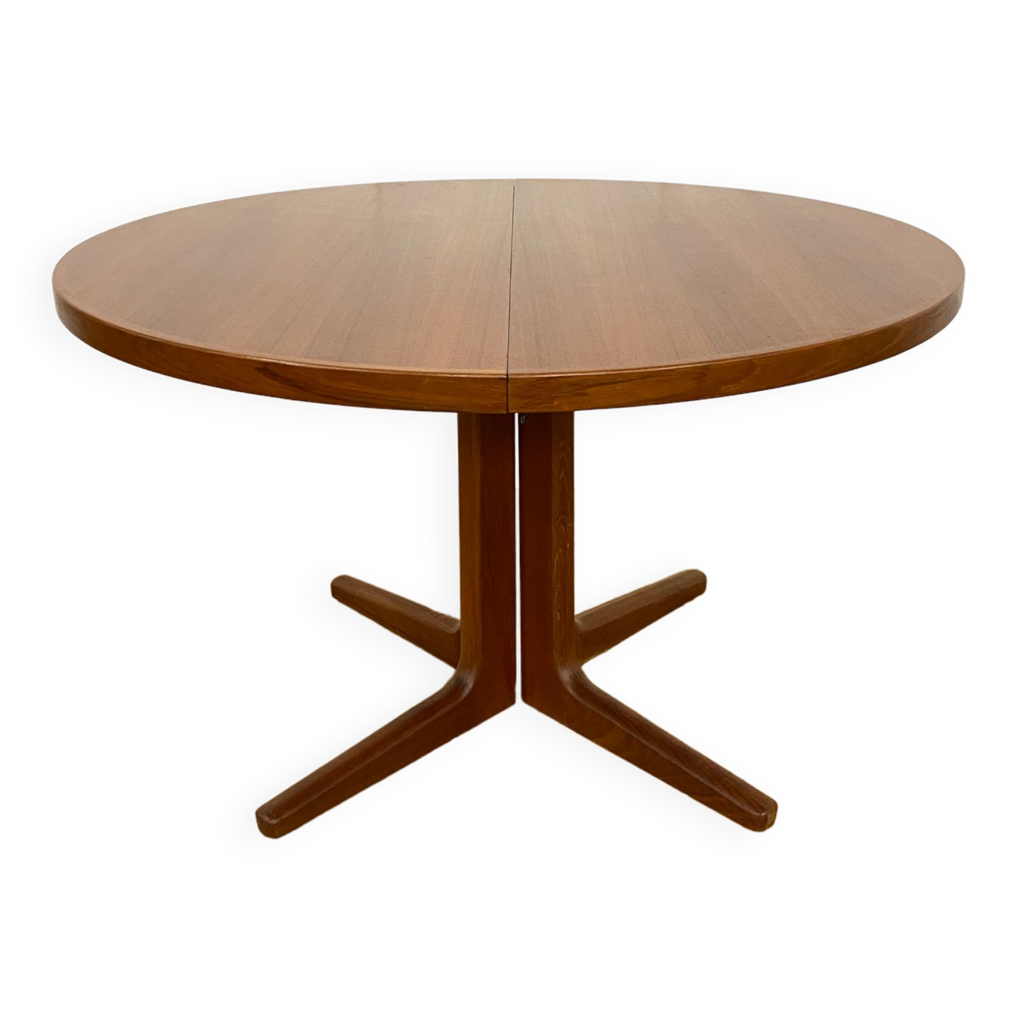 Table ronde scandinave avec rallonge | Selency