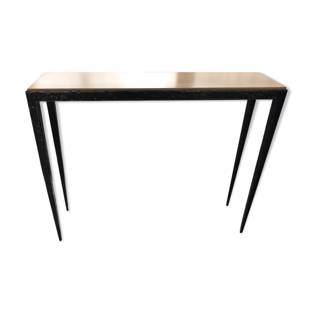 Console Parchemin Christian Liaigre en chêne | Selency