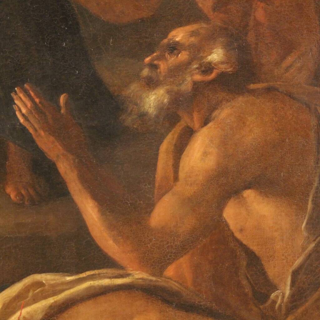 Great altarpiece Moses and the copper serpent from the 17th century ...