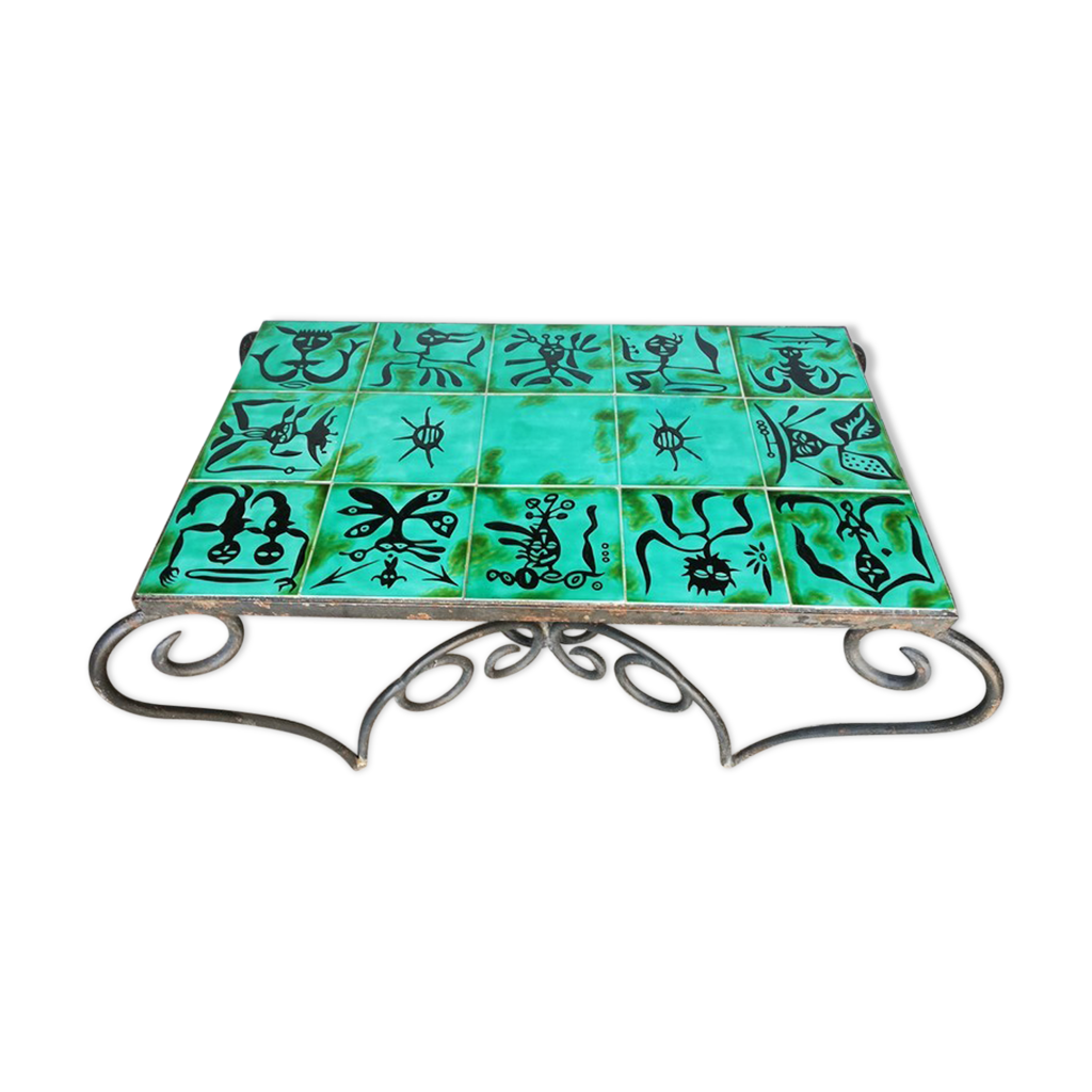 Table basse Jean Lurçat époque 1950/60 | Selency