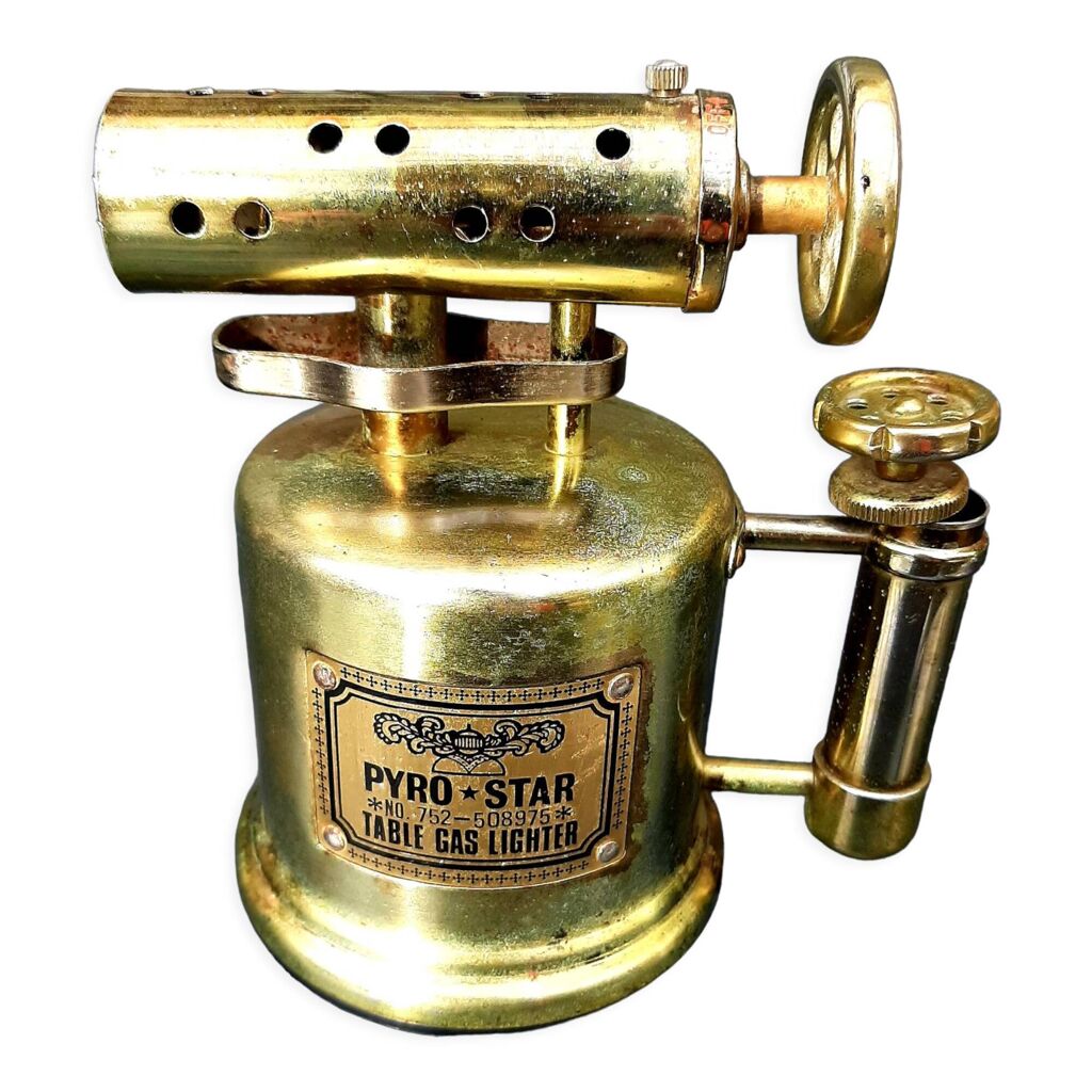 Briquet de table pyro star gas lighter | Selency