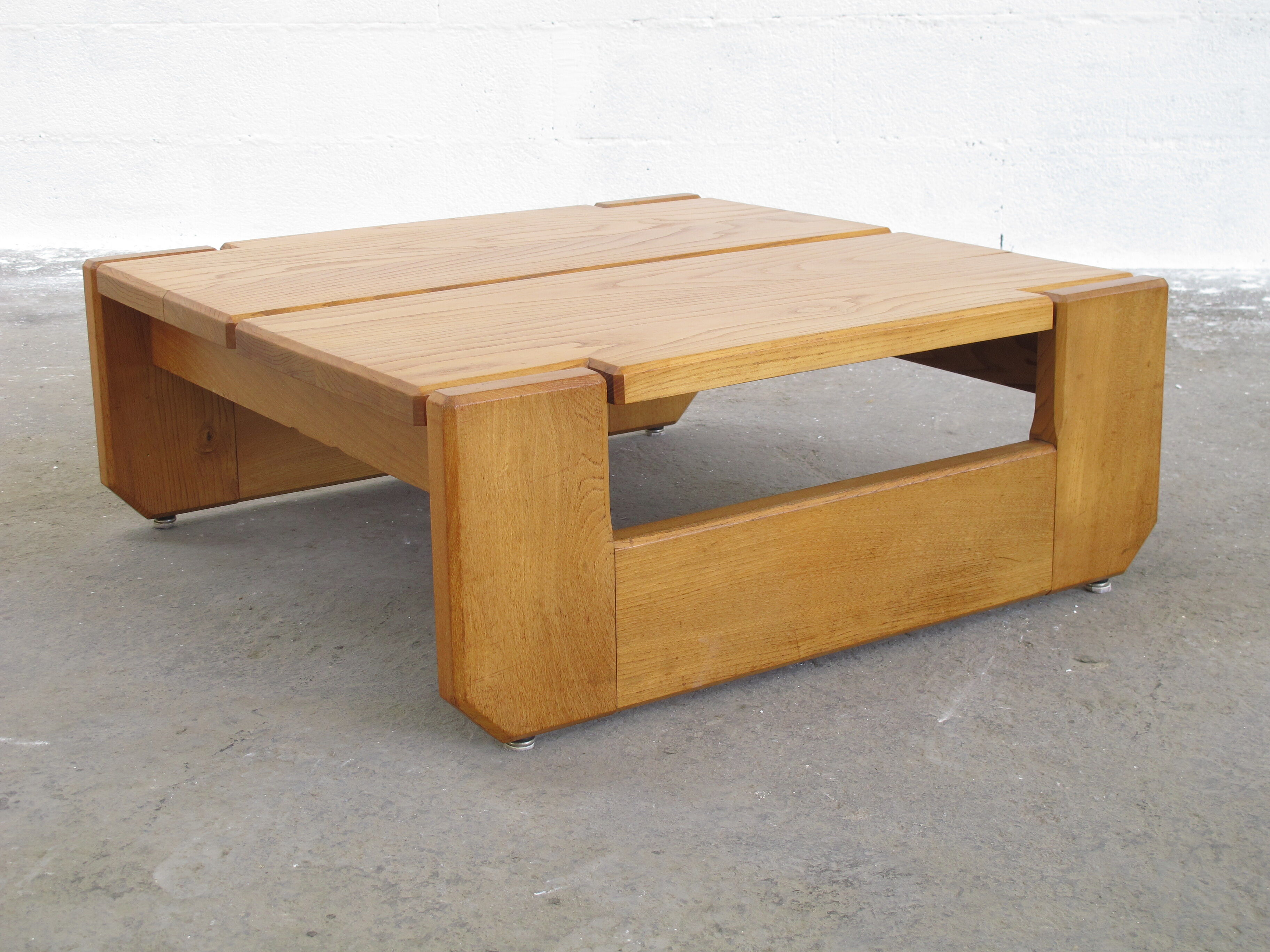 Table basse en orme massif | Selency