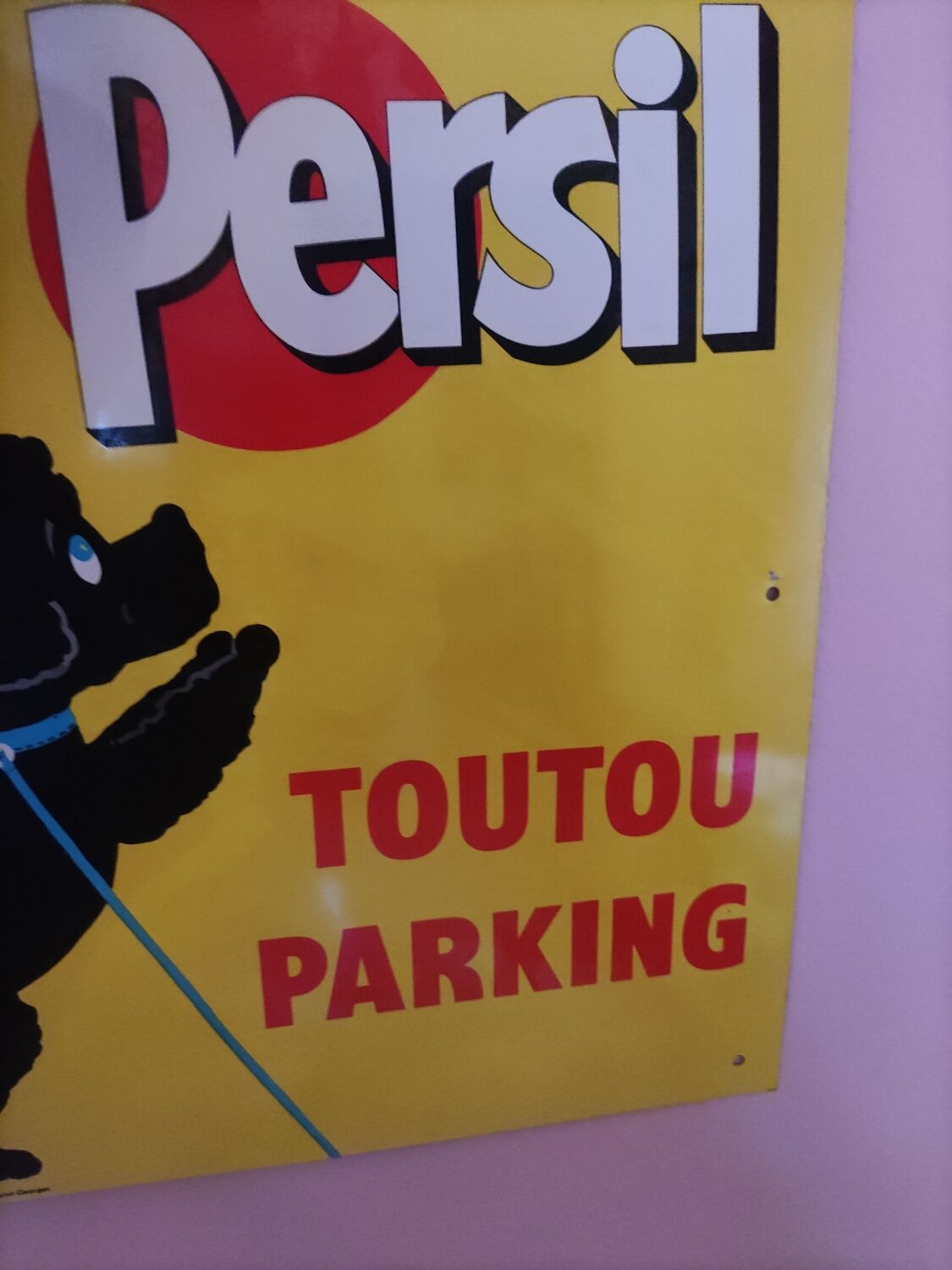 Plaque émaillée publicitaire persil | Selency