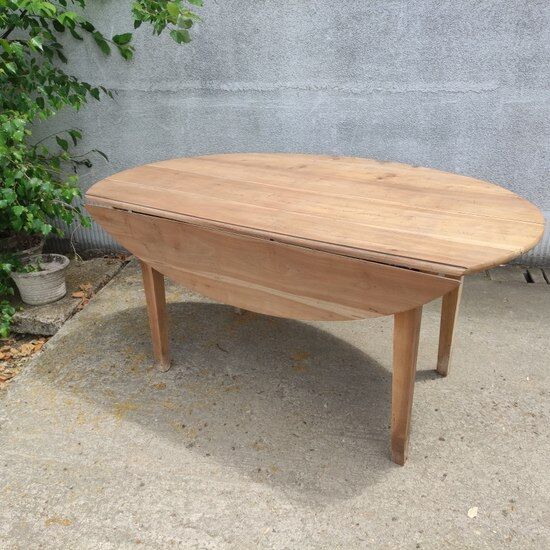 Table ancienne ovale rabattable | Selency