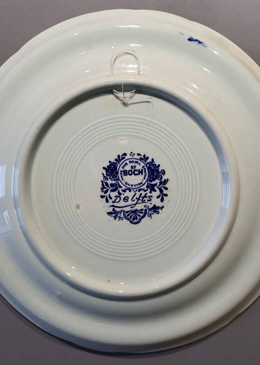 Assiette Boch Delfts | Selency