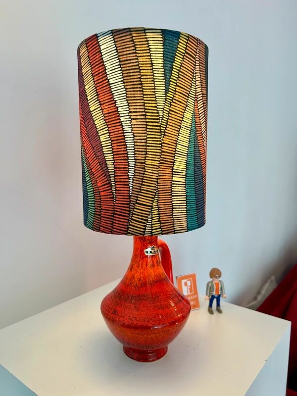 Lampe de table vintage en céramique Bay – vase en forme de cruche avec ...