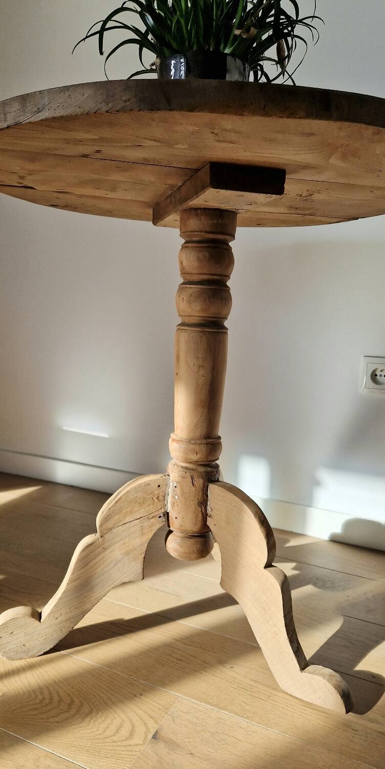 Table ancienne chêne tripode | Selency