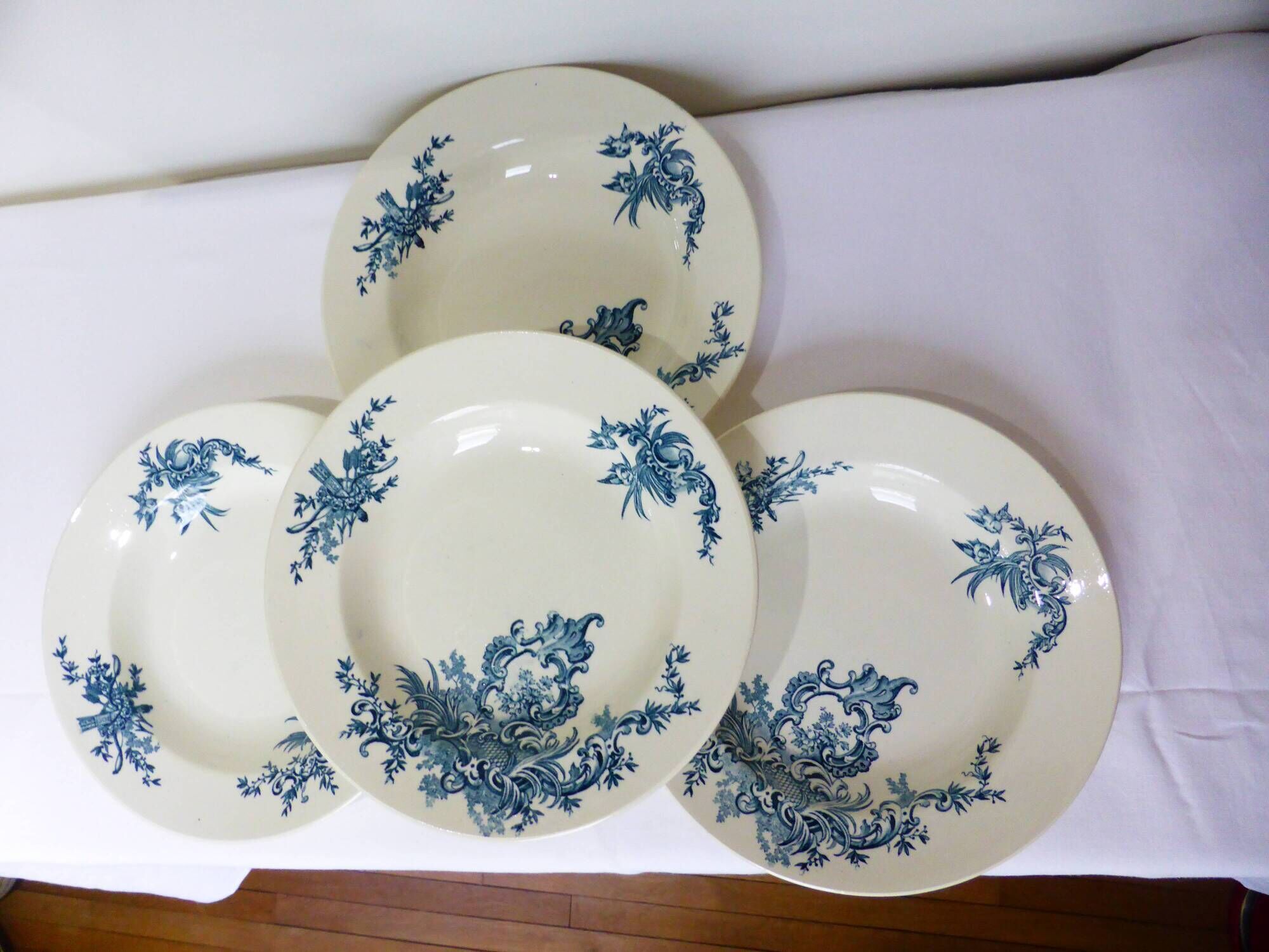 4 Assiettes Creuses Vintage De Bfk Modèle Regent 220522 Selency