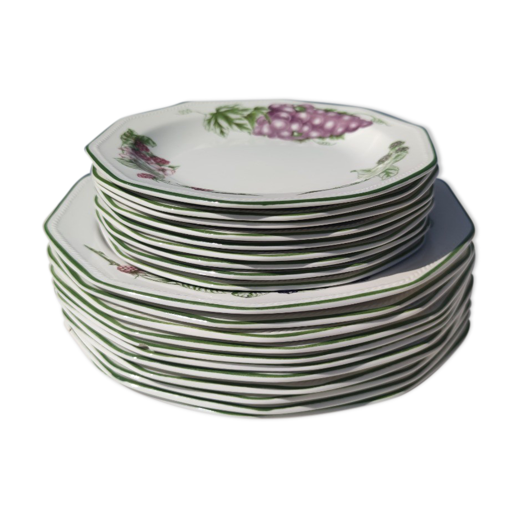 Lot de 20 assiettes The Chartwell Collection Churchill England | Selency