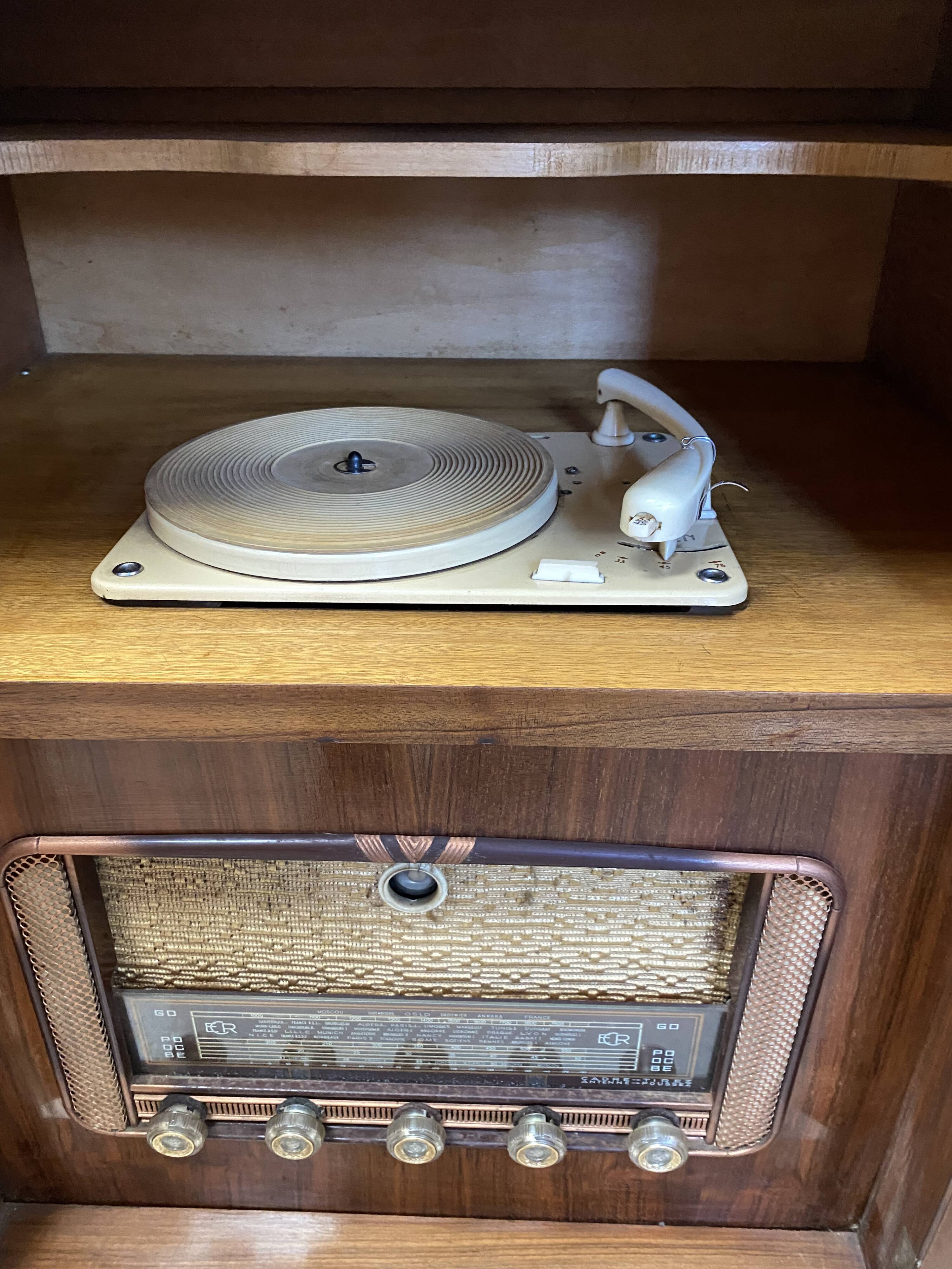 Meuble Radio Tourne Disque Anne 30