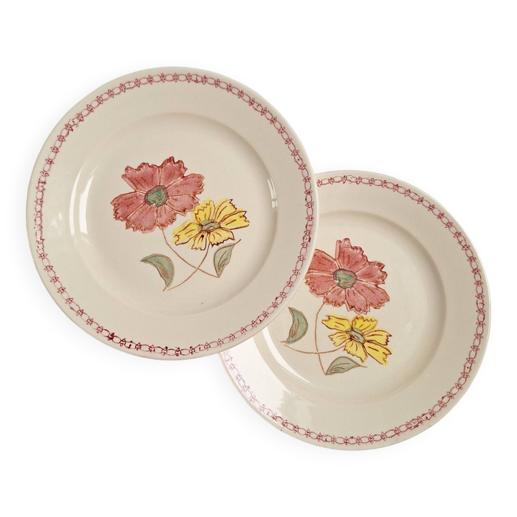 Assiettes plates ADP vintage | Selency