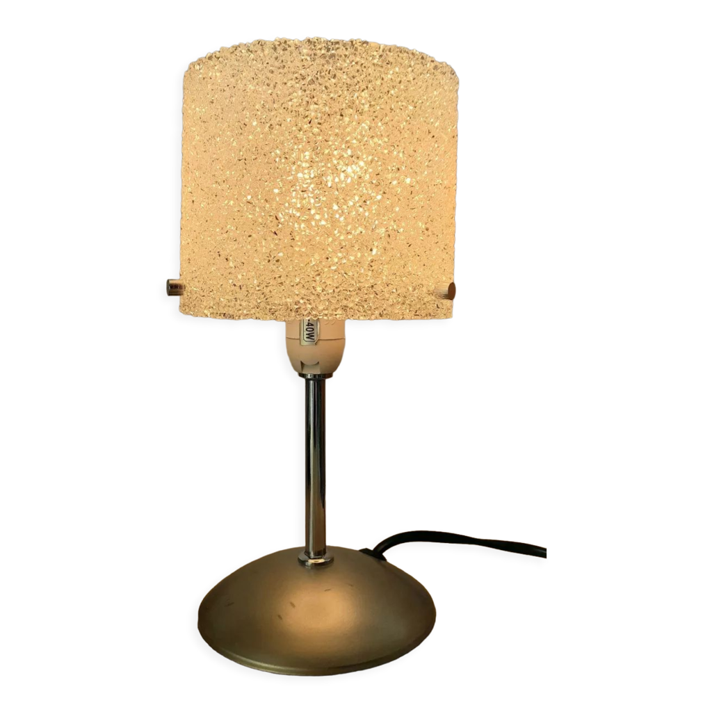 Lampe abat jour perspex 70s | Selency
