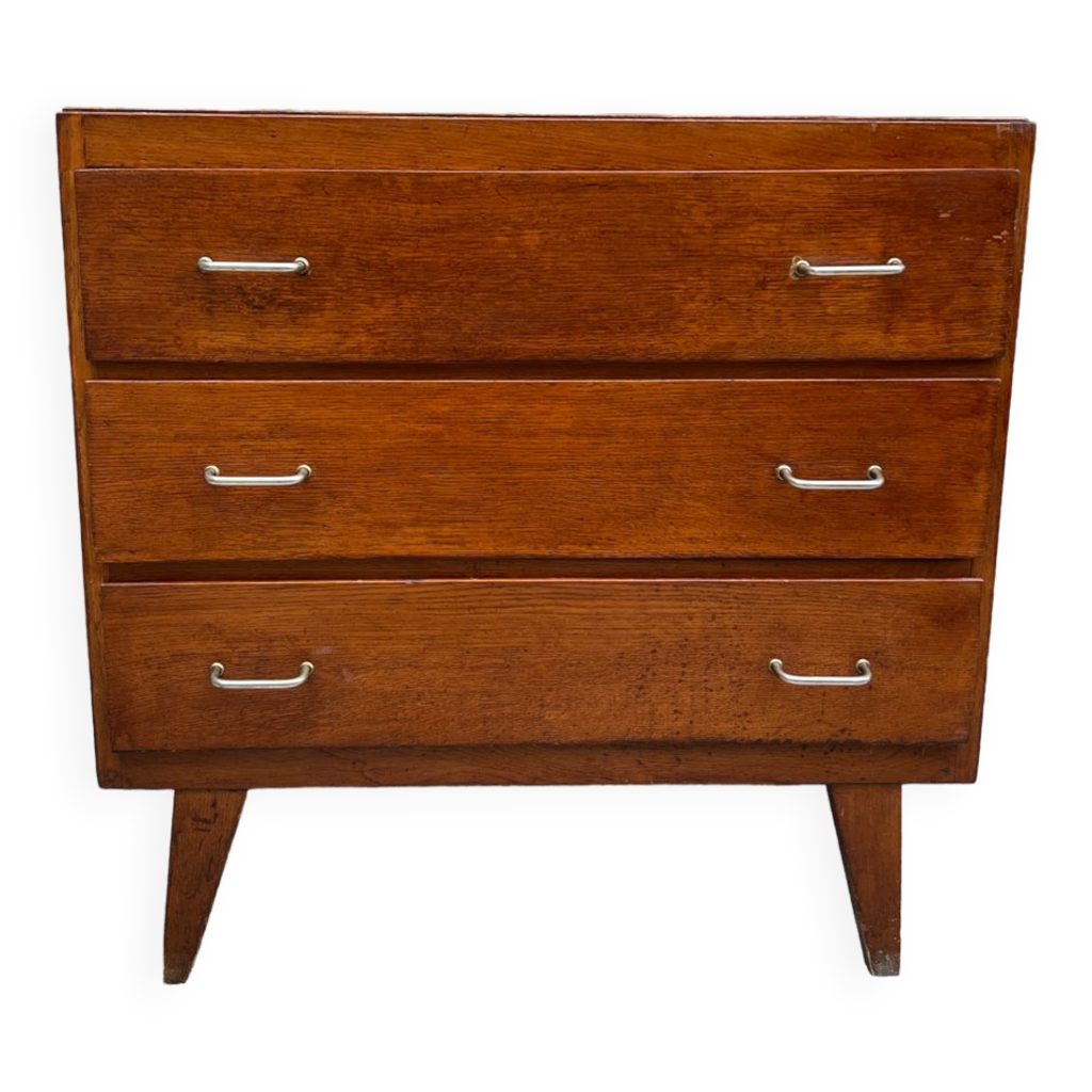 Commode en bois pieds compas | Selency