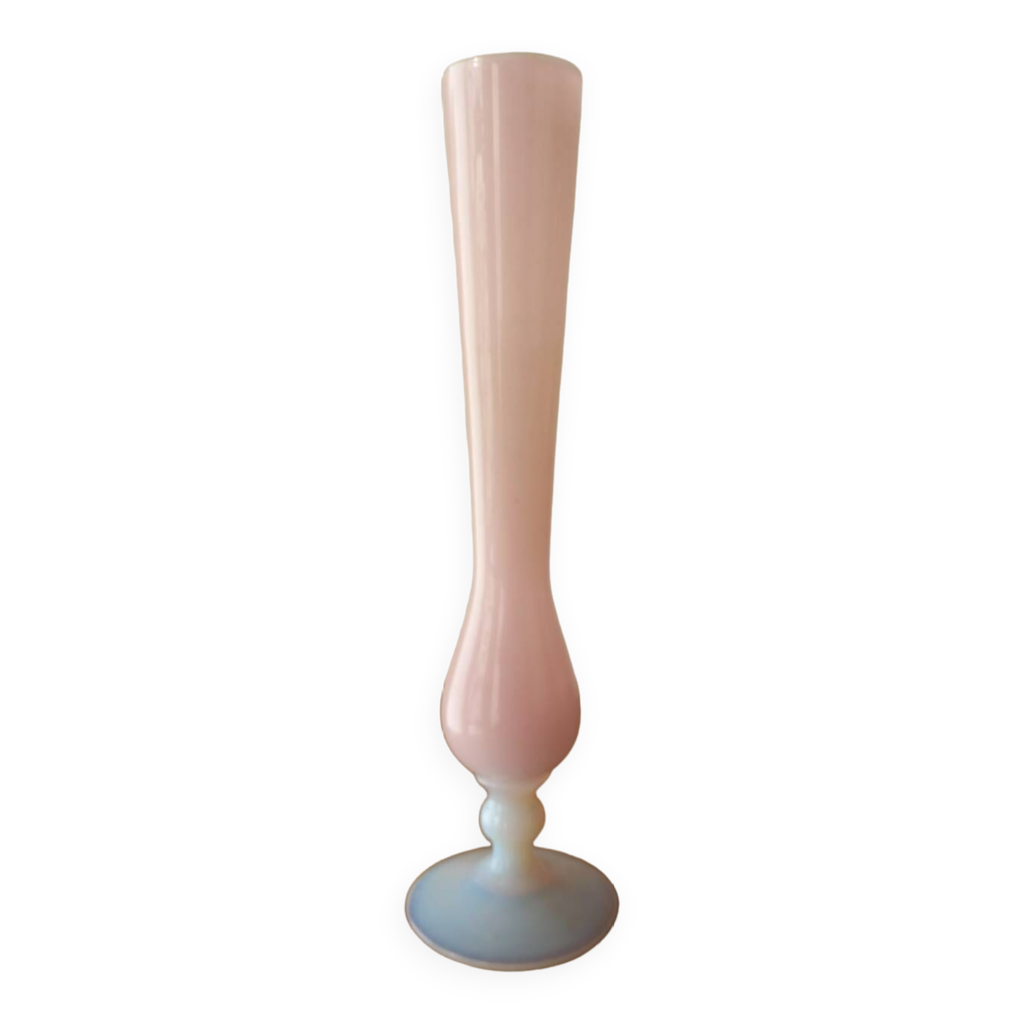 Soliflore rose verre opaque | Selency