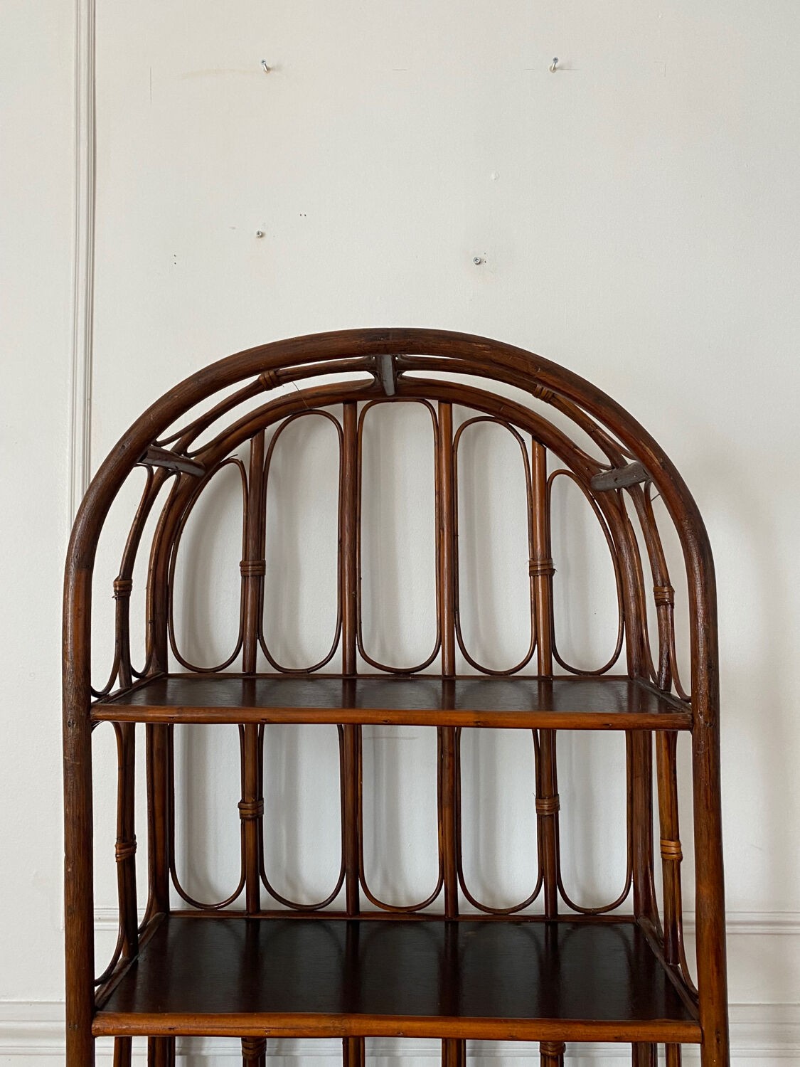 Bibliothèque en rotin vintage | Selency