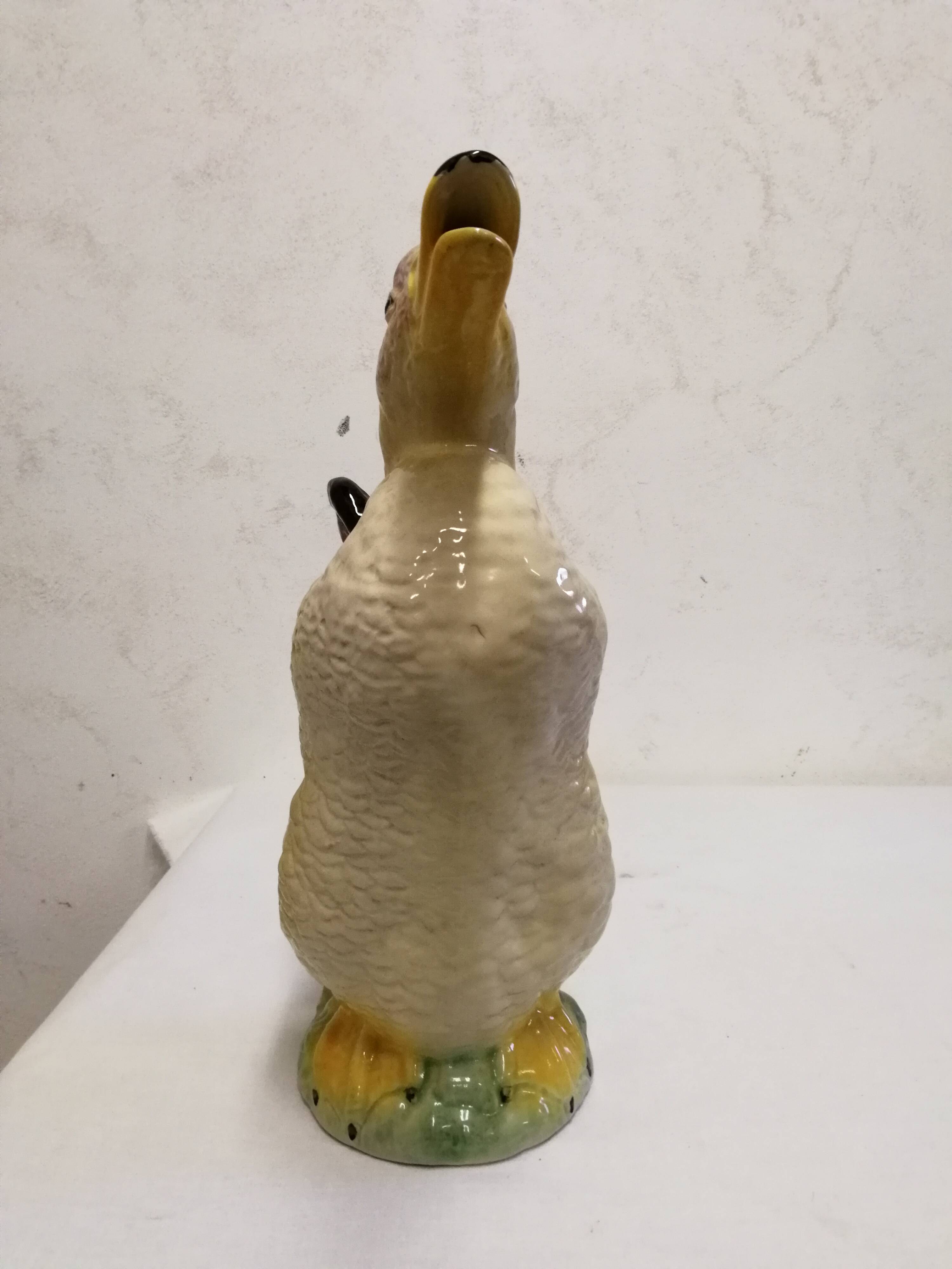 Pichet en barbotine canard / oie | Selency