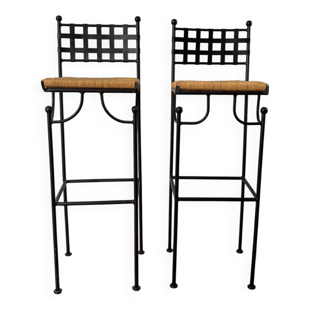 Tabouret de bar en fer forgé | Selency