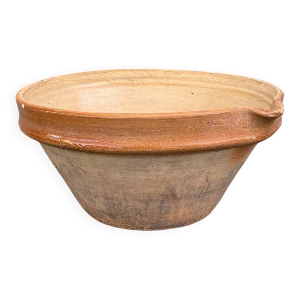 Grand saladier plat terre cuite | Selency