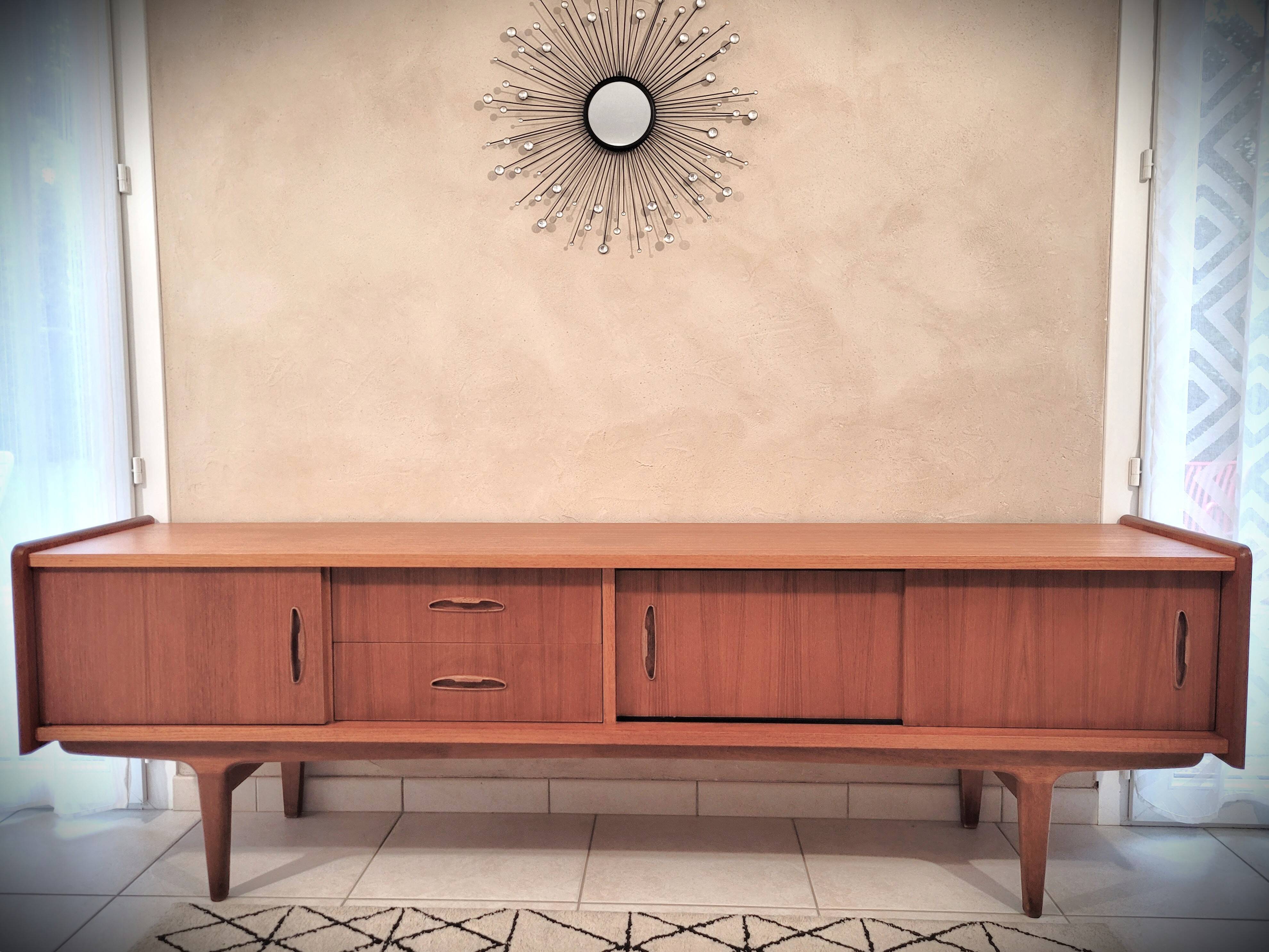 Enfilade design scandinave en teck | Selency