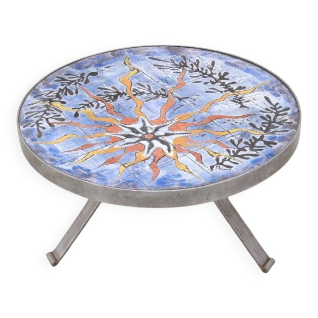 Table basse en céramique de l’atelier Monsan Picard 1970 | Selency