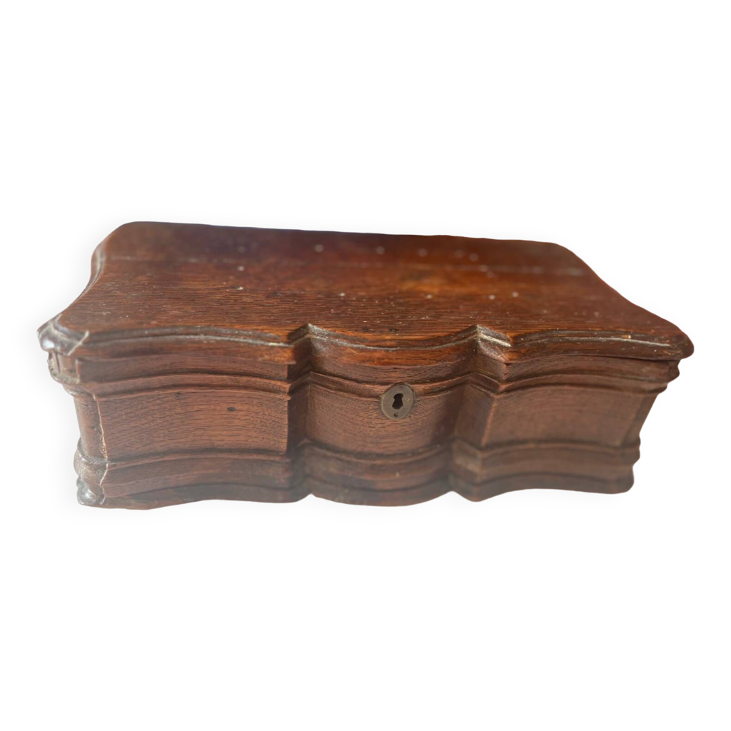 Coffre ancien en chêne massif | Selency