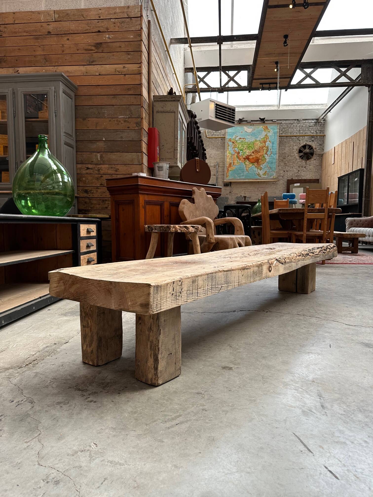 Table basse en orme massif | Selency