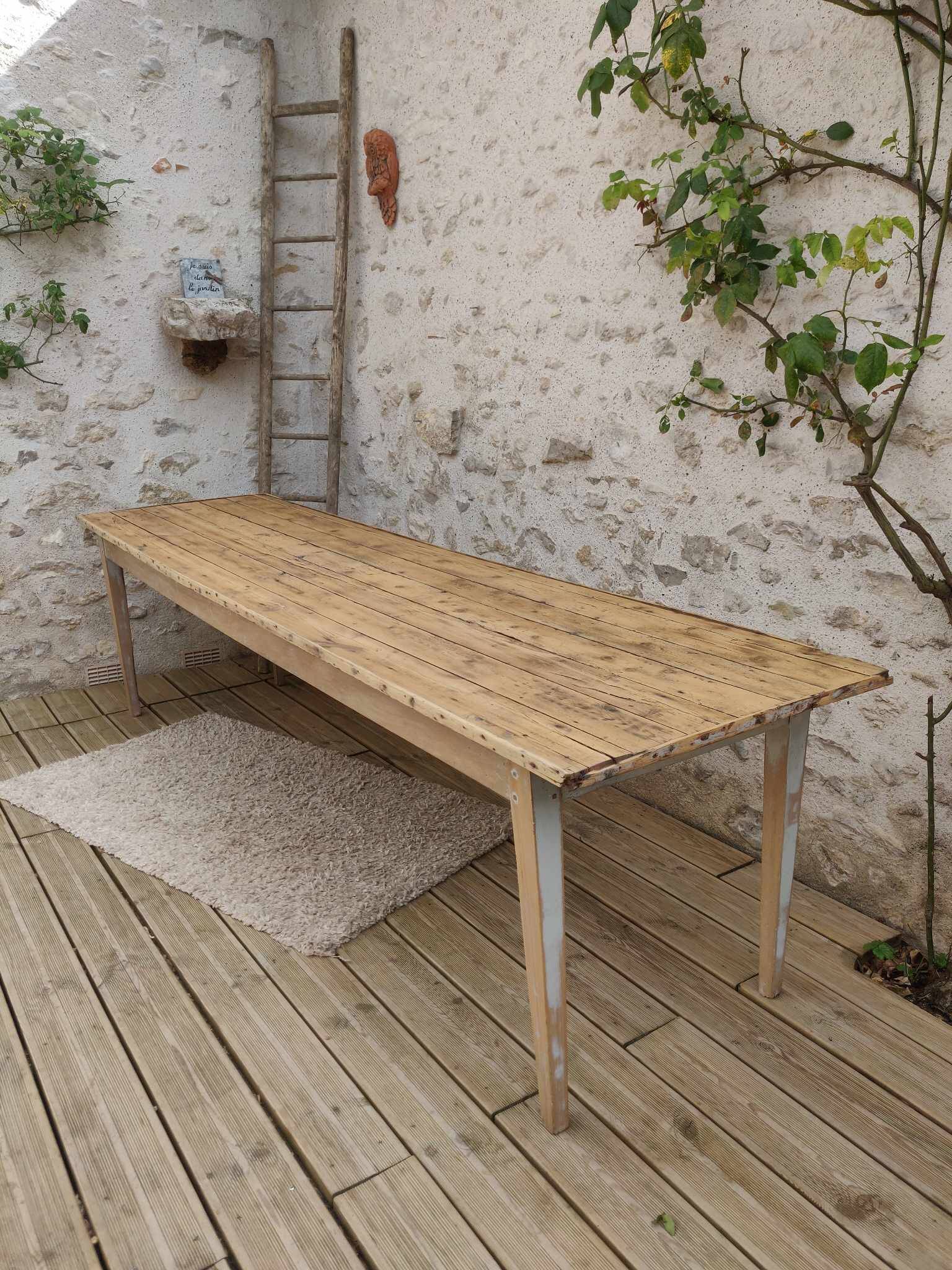 Grande table de ferme | Selency