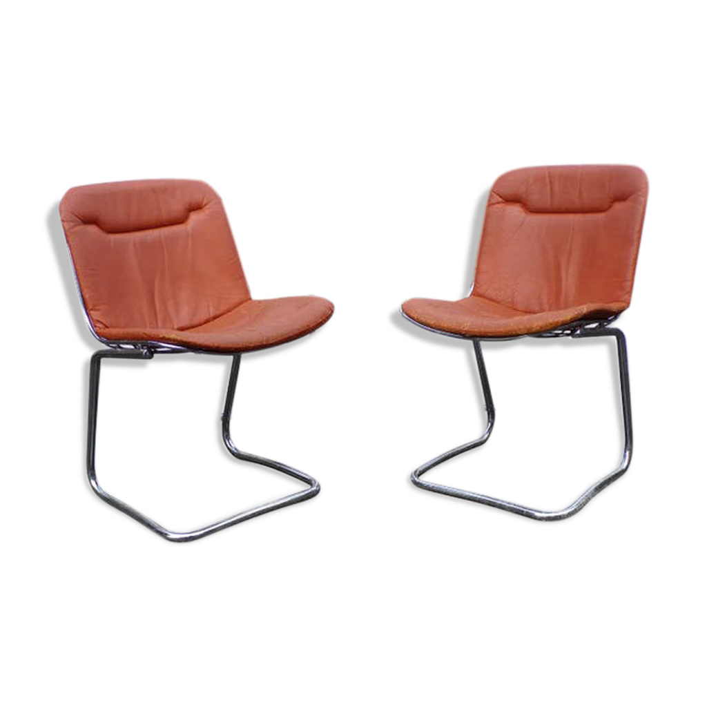 Paire de chaises par Gaston Rinaldi | Selency