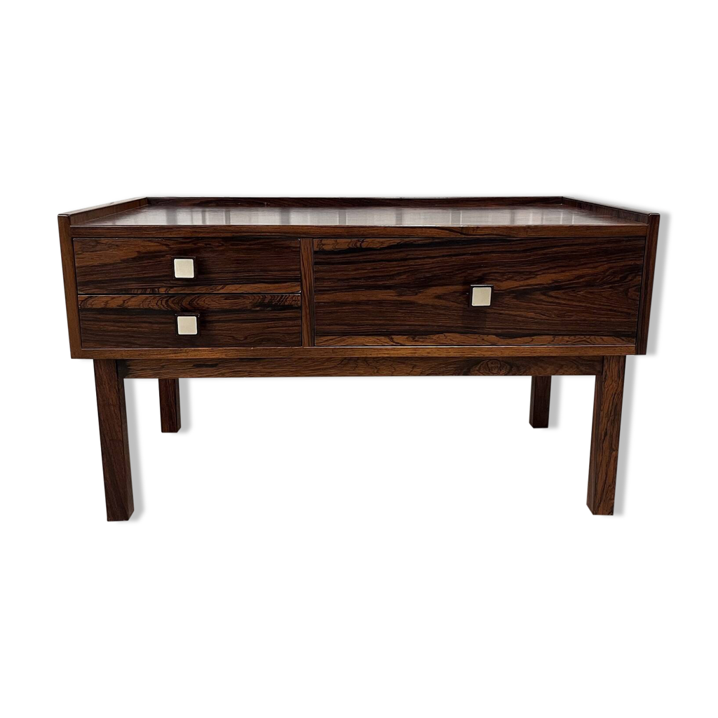 Commode basse à Tiroirs en Palissandre, 1970s, suède | Selency
