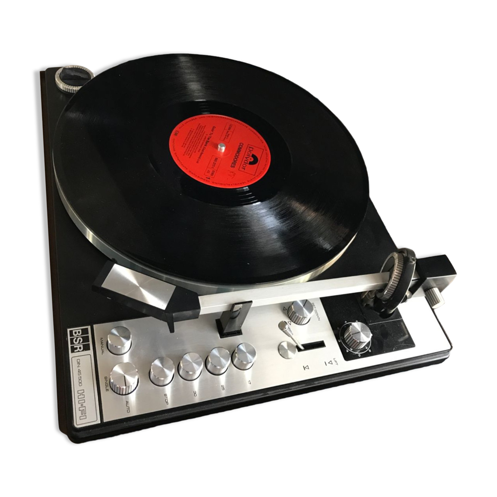Platine vinyles bsr modèle 45500 | Selency