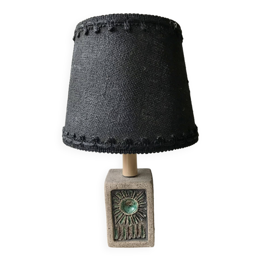 Lampe de chevet en pierre et céramique . | Selency