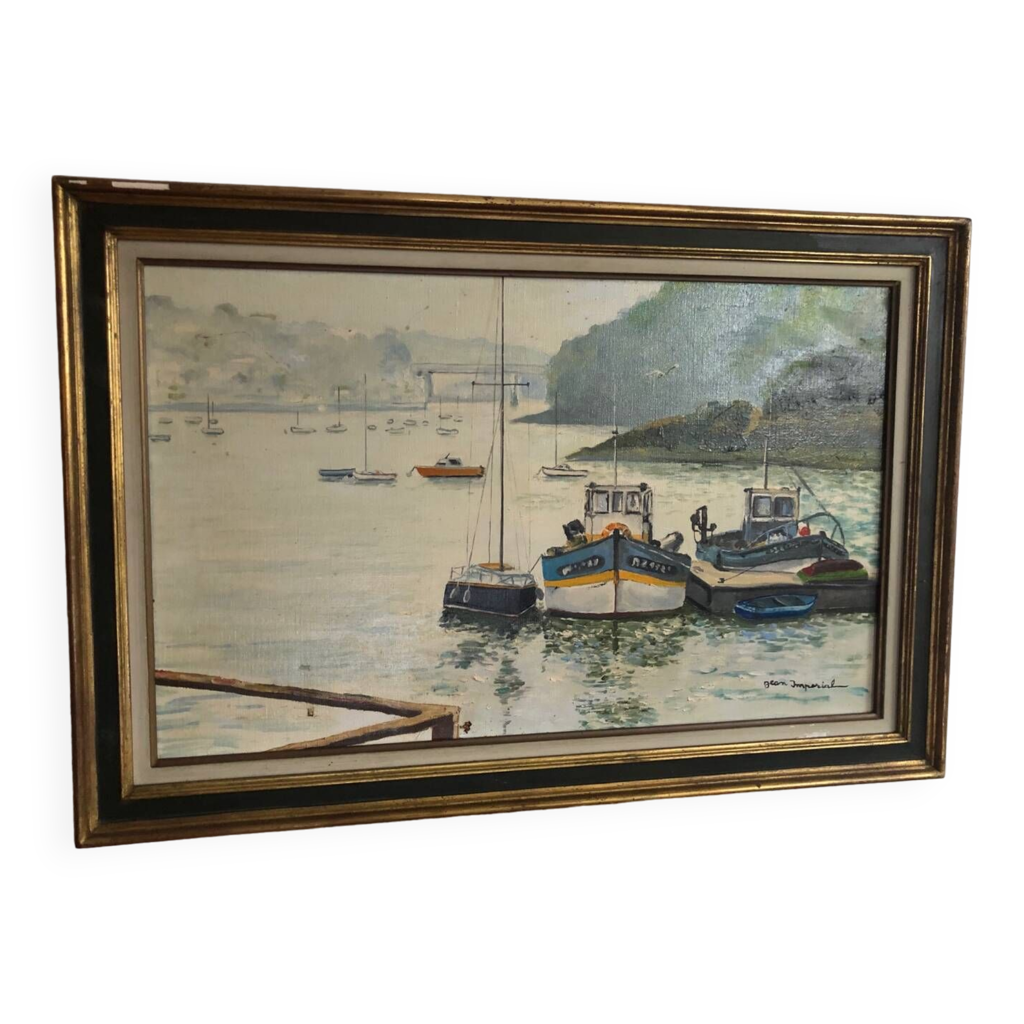 Tableau marine huile sur toile | Selency