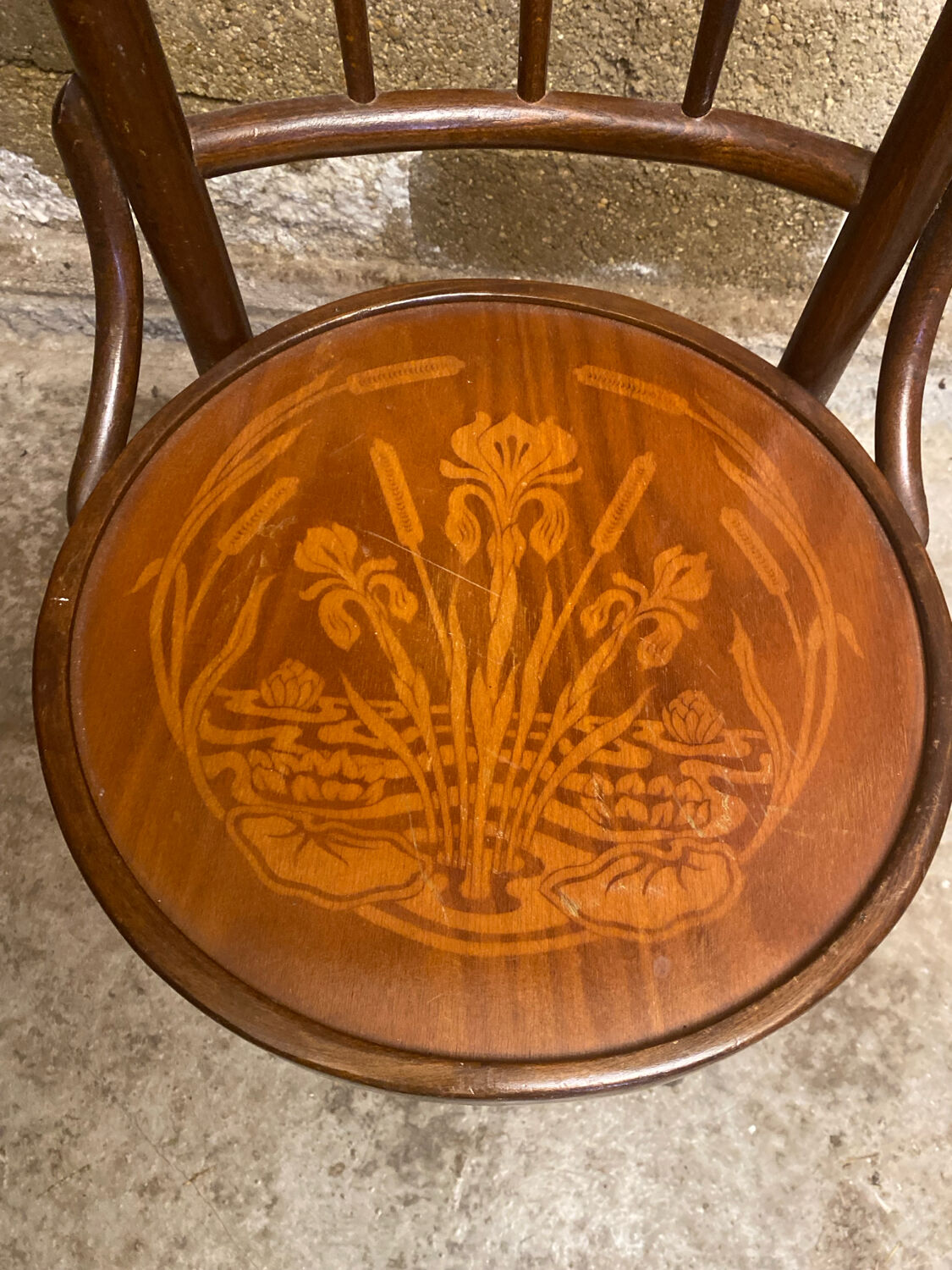 Chaise bistrot thonet mudson j. & j. kohn bentwood bois courbé 1930 ra ...