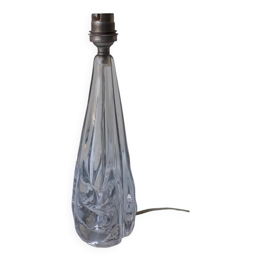 Pied de lampe en cristal | Selency