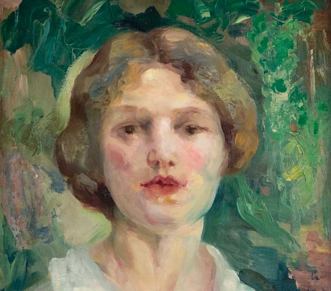 Portrait de jeune femme de Alice Rose Laure Binet 1887 1938 Française ...