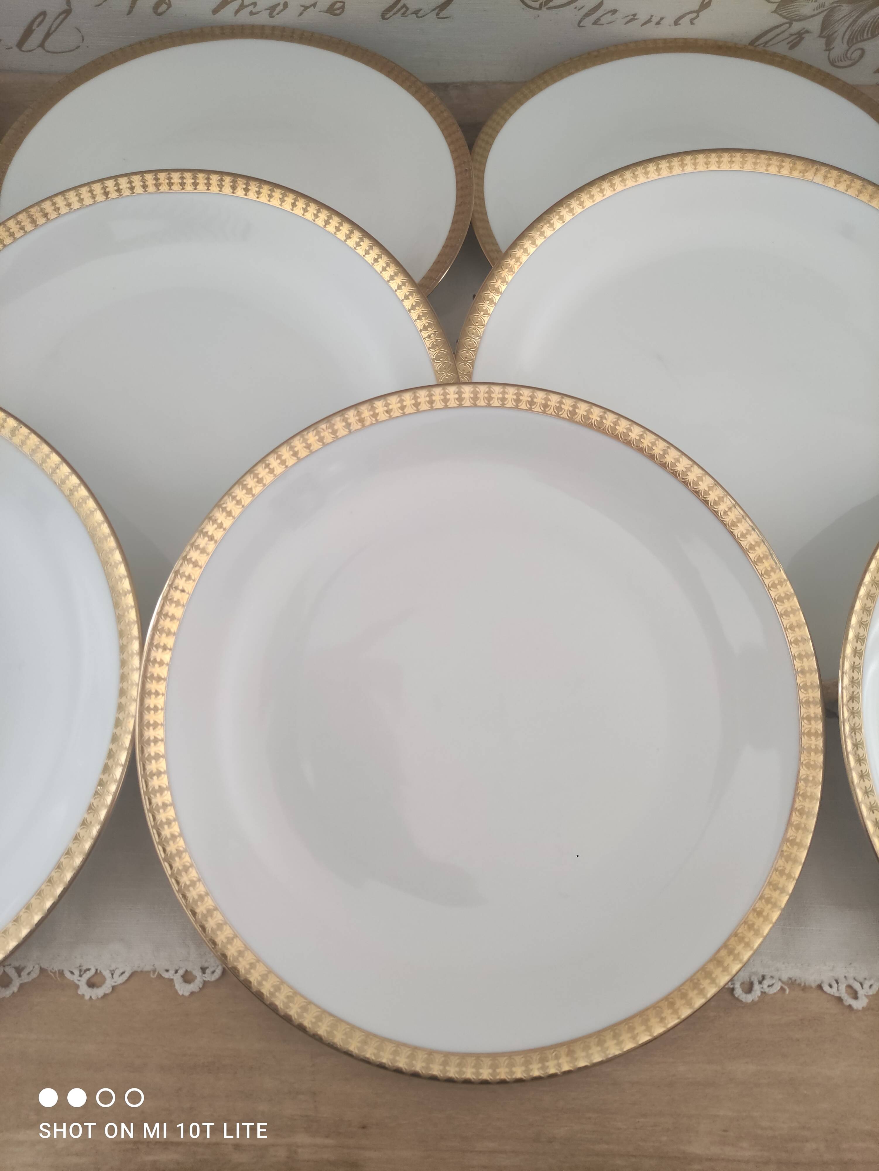 Lot De 100 Assiettes Blanches Porcelaine