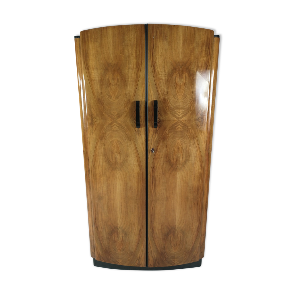 Garde-robe Art Déco en Noyer par Jindřich Halabala pour UP Závody ...
