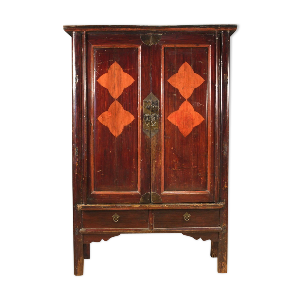 Garde-robe chinoise en bois exotique | Selency