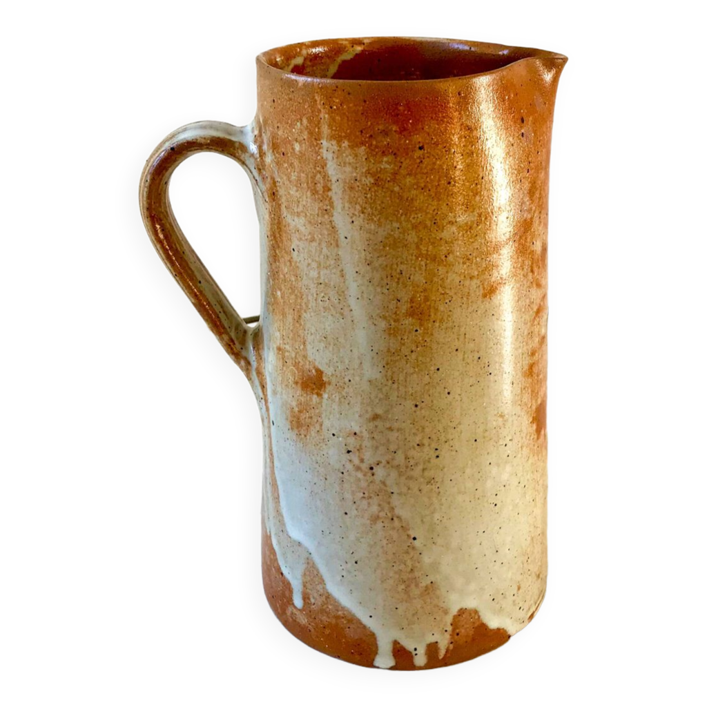 grand pichet en grès années 70 | Selency