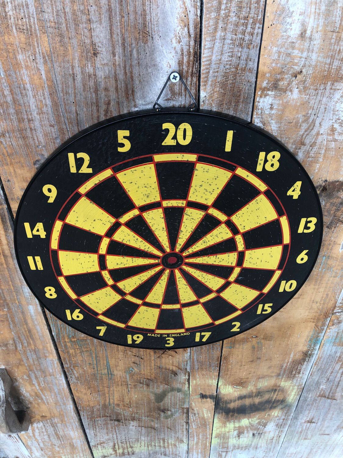 Cible jeu fléchettes double face vintage | Selency