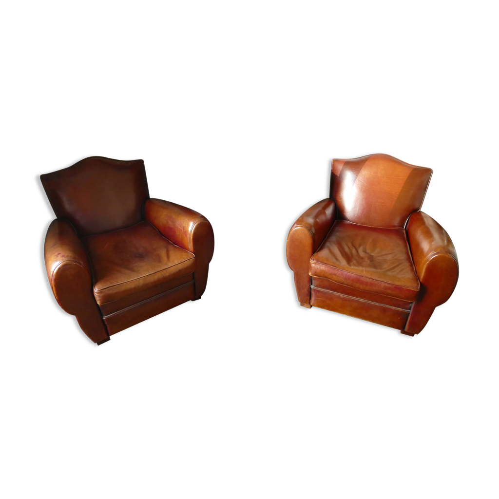 2 fauteuils club 1920 | Selency